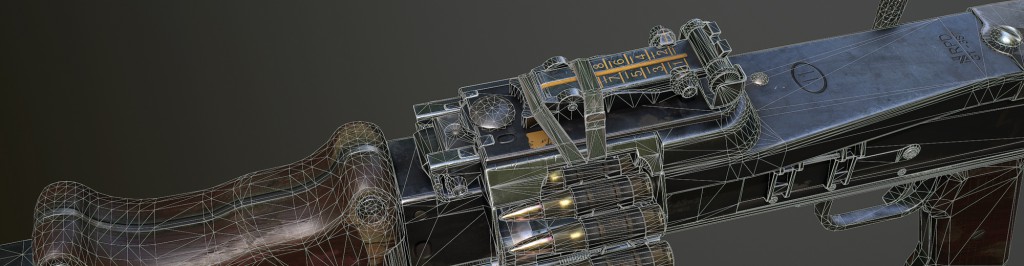 Gun modeling for FPP games